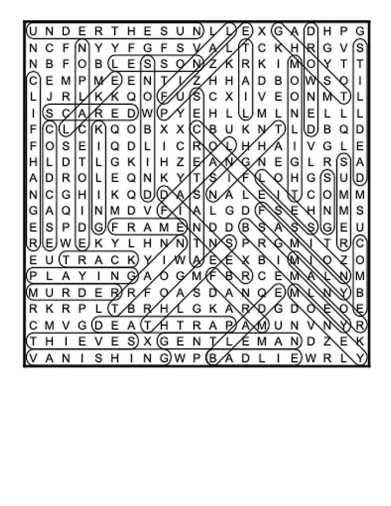 Cherringham A Cozy Crime Series Titles Word Search Solution | Millie ...